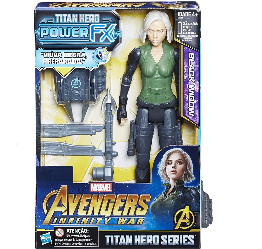 Boneco Viuva Negra Power Fx Marvel -Hasbro - Brinquedos é na Bmtoys