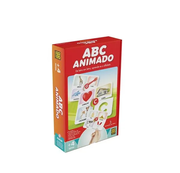 Jogo ABC Animado - Grow - Brinquedos é na Bmtoys