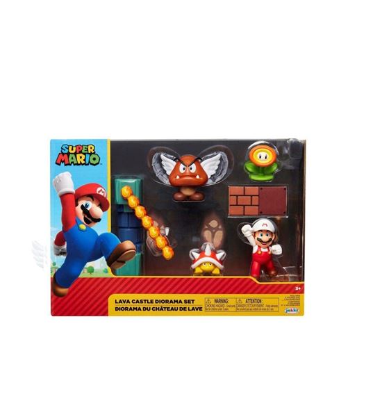 Super Mario Acorn Plains Diorama - Candide - Brinquedos é na Bmtoys